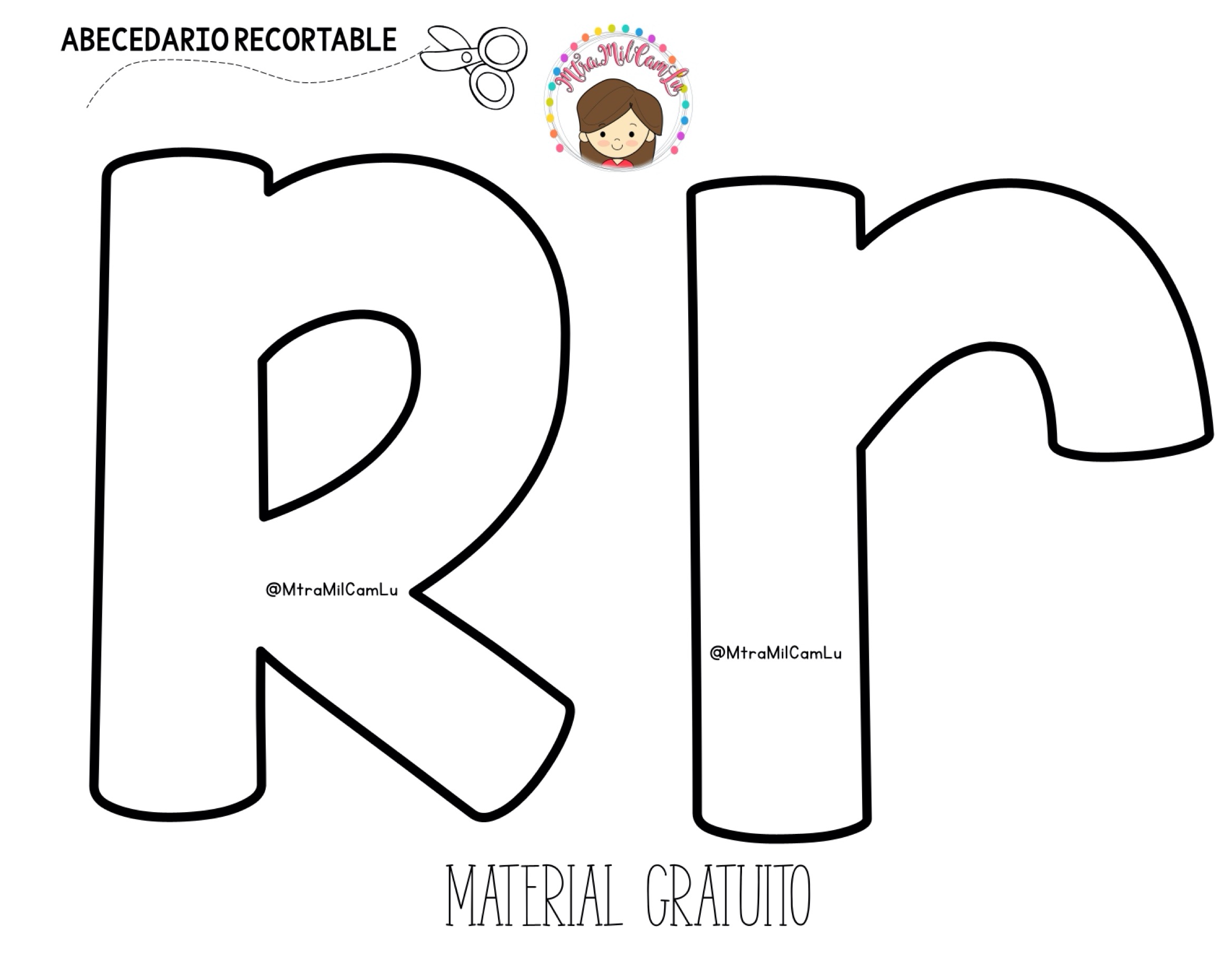 Abecedario Recortable para trabajar las letras 19