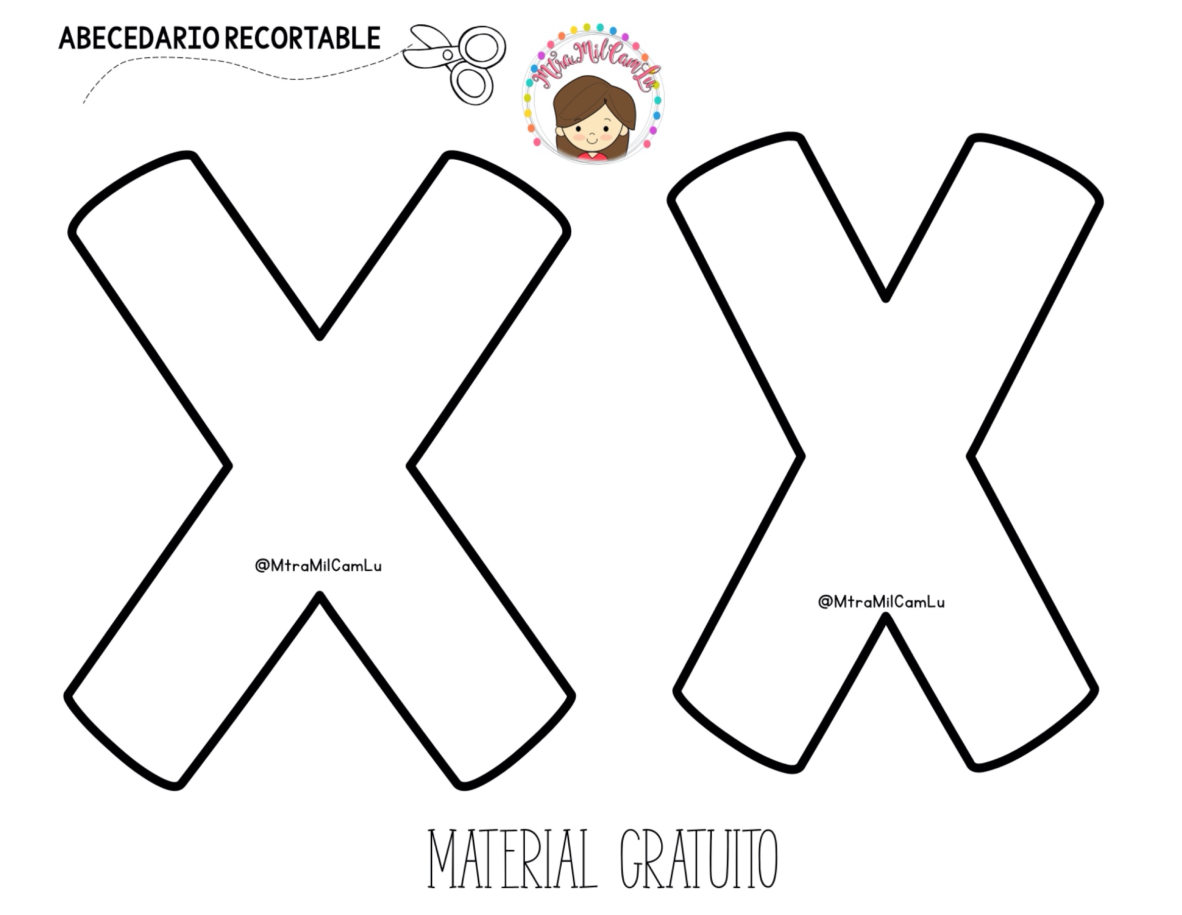 Abecedario Recortable para trabajar las letras 25