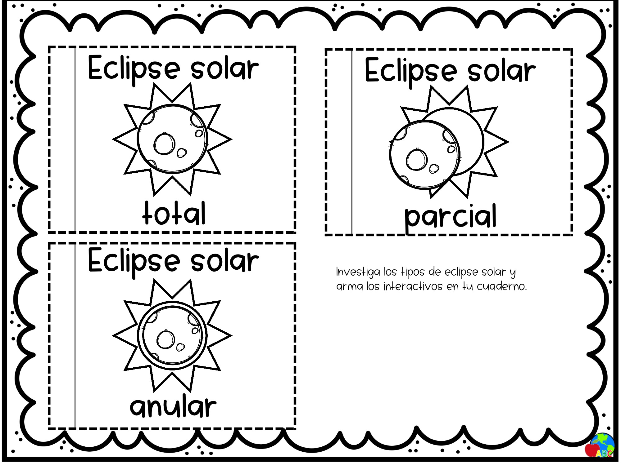 Cuadernito eclipse solar 2024 infantil y primaria 7