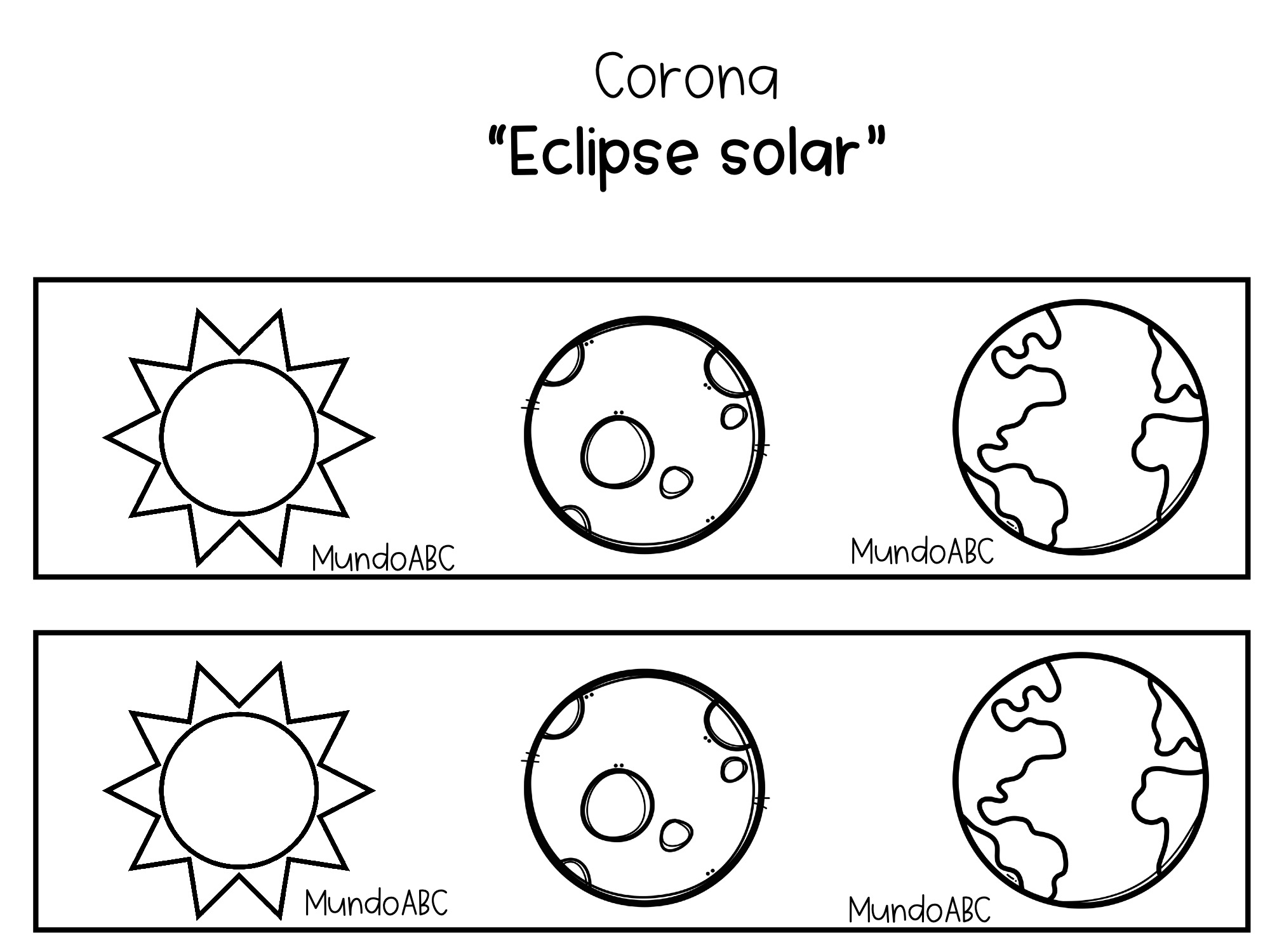 Cuadernito eclipse solar 2024 infantil y primaria 9