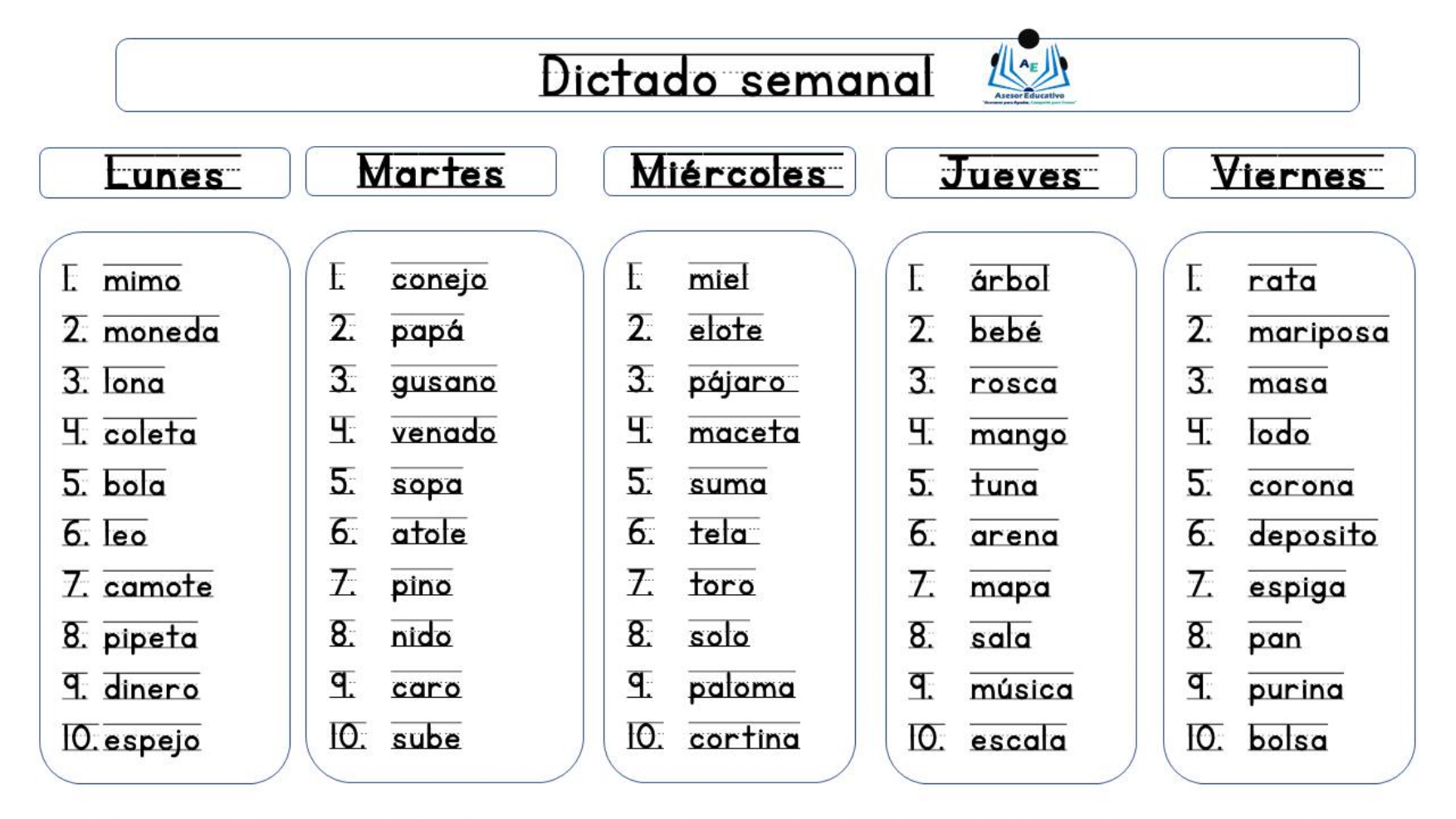 O Palabras Para Niños Juegos De Palabras – COKITOS