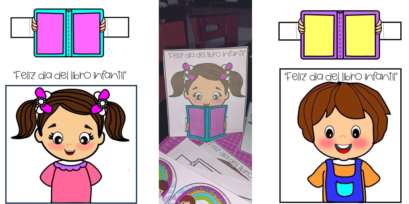 RECORTABLE PARA TRABAJAR EL DÍA DEL LIBRO EN INFANTIL DESTACADA