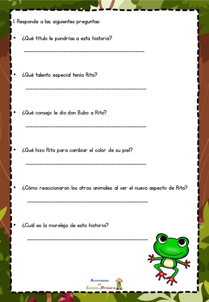 Comprension Lectora Fabula 2