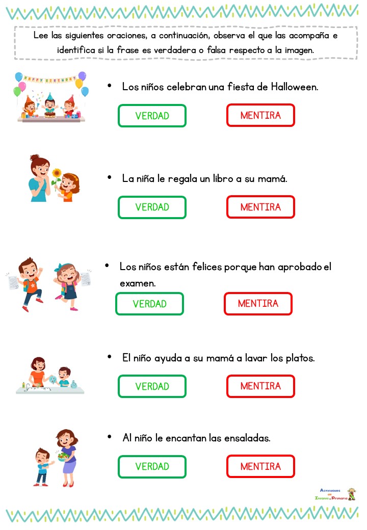 verdad o mentira frase dibujo (3)