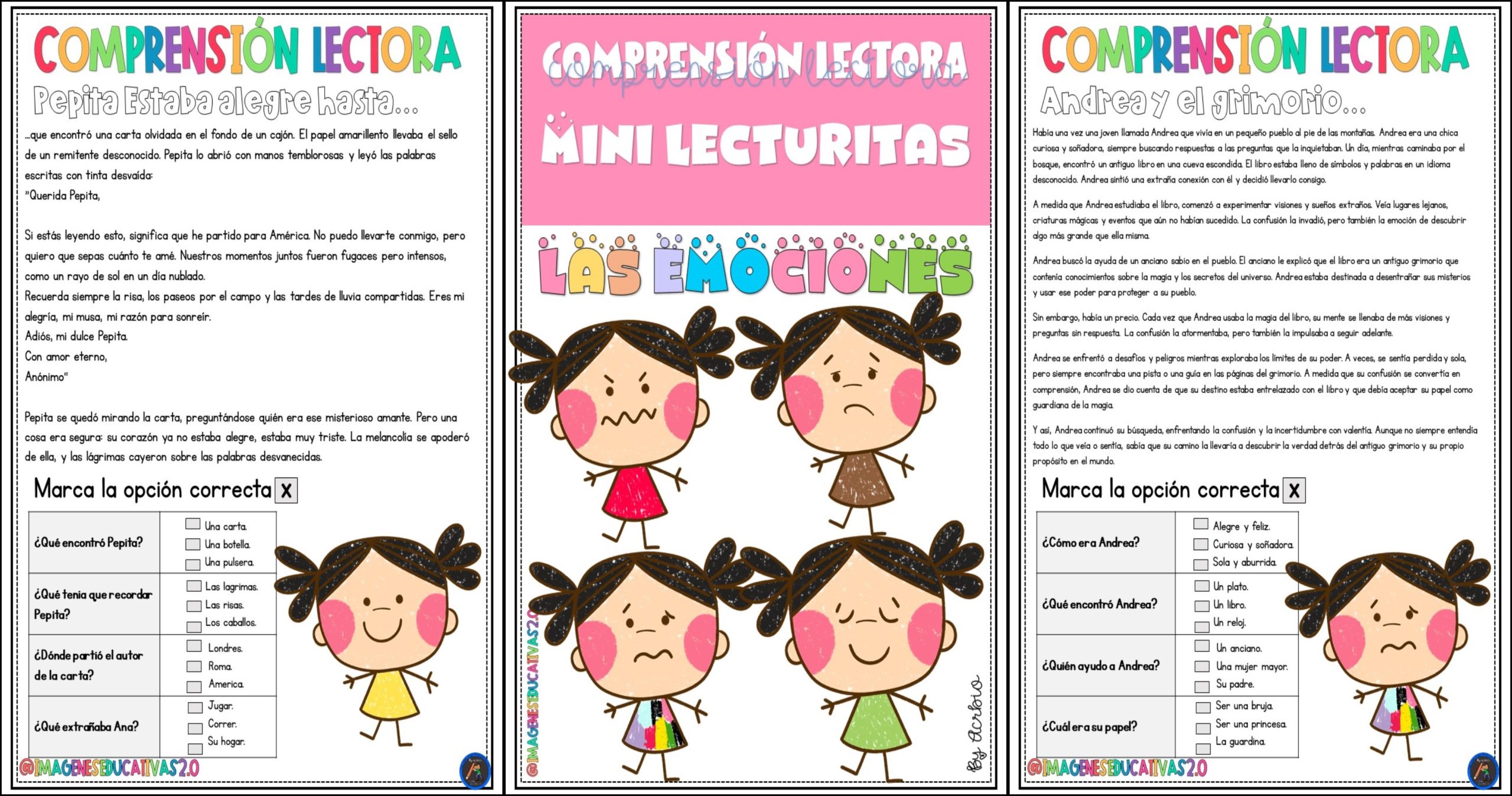 Mini lecturitas las trabajamos las emociones - Actividades de infantil ...