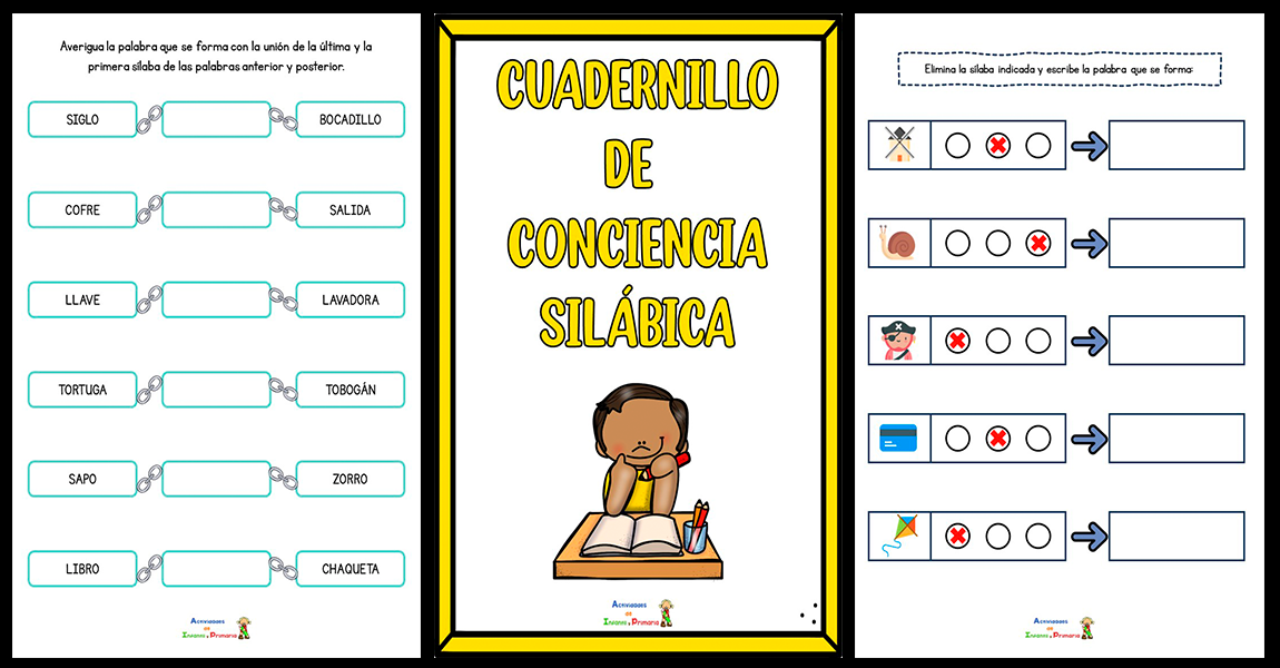 Cuadernillo de actividades para trabajar la CONCIENCIA SILÁBICA ...