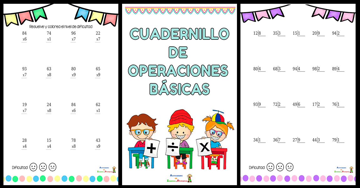 Cuadernillo de operaciones básicas matemáticas - Actividades de ...