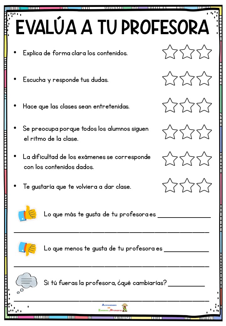evalua a tu profesora