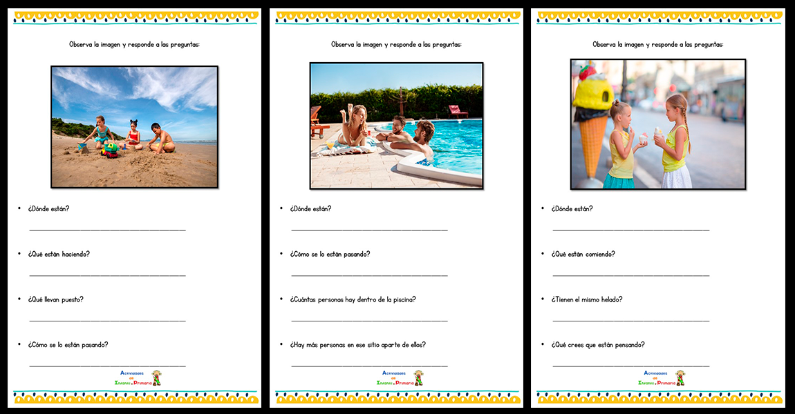 Comprensión lectora de preguntas a partir de fotografías reales de ...