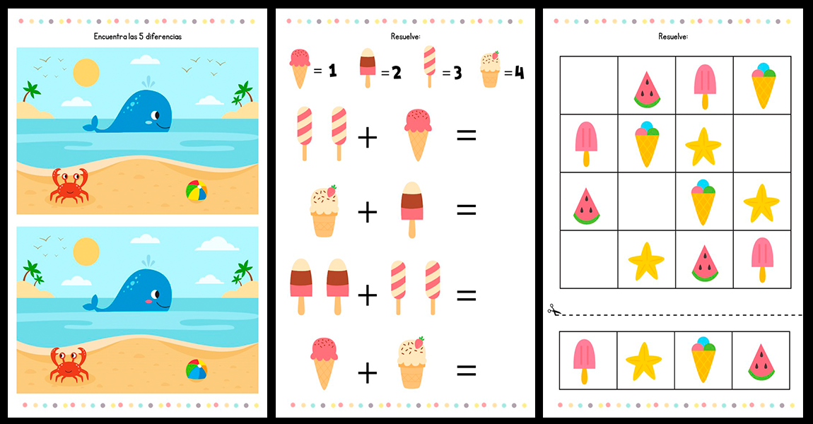 Últimos días de clase: Nos divertimos aprendiendo con este cuadernillo ...