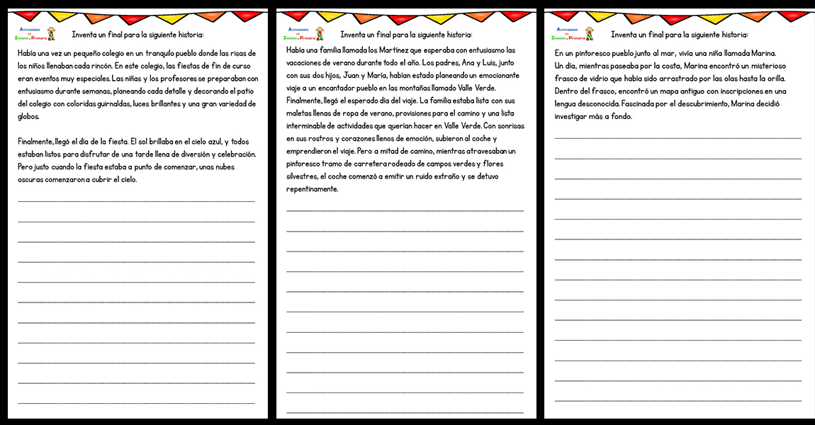 Escritura creativa: Inventa el final de estas divertidas historias de ...