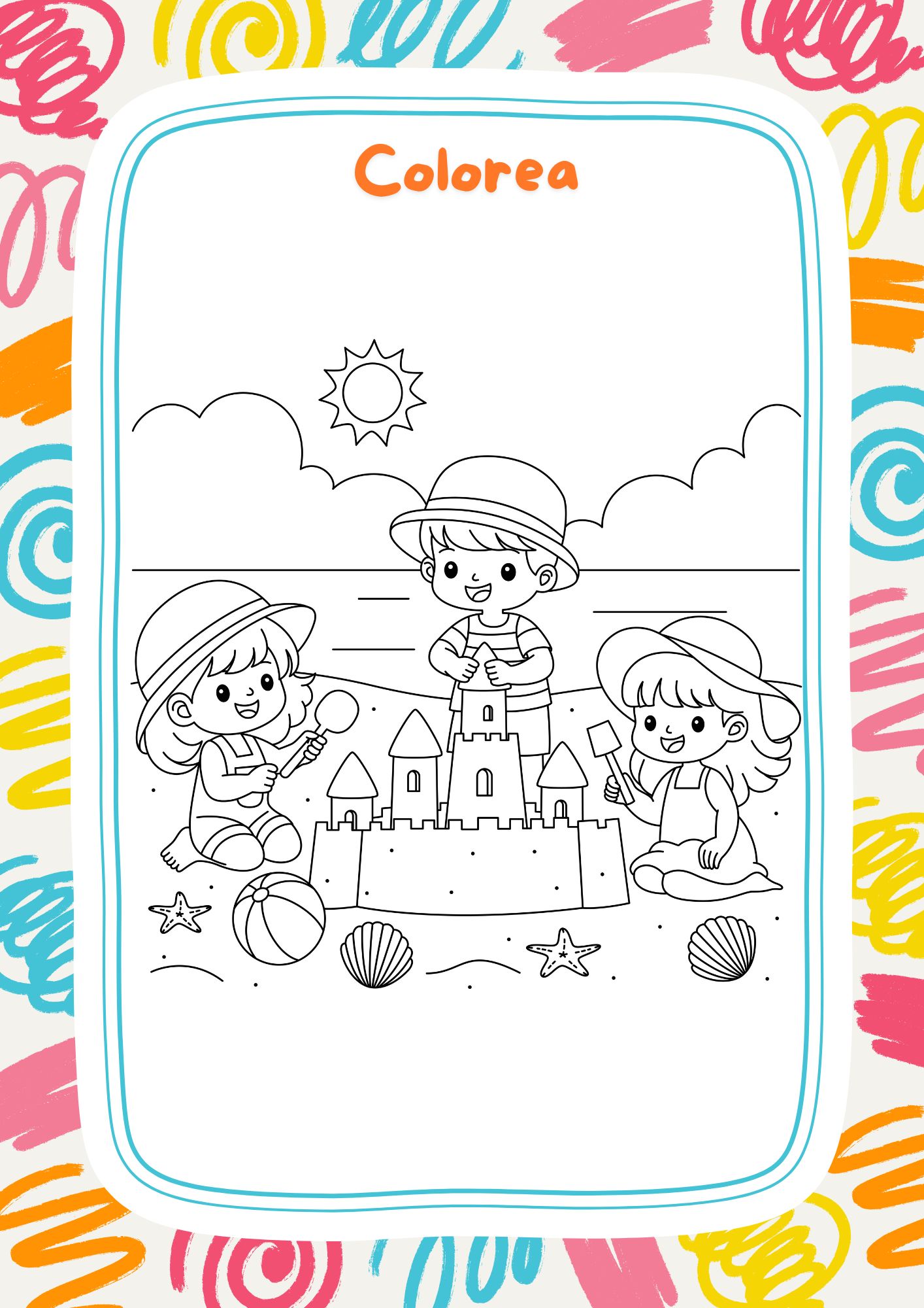 librito colorear dibujos verano (4)