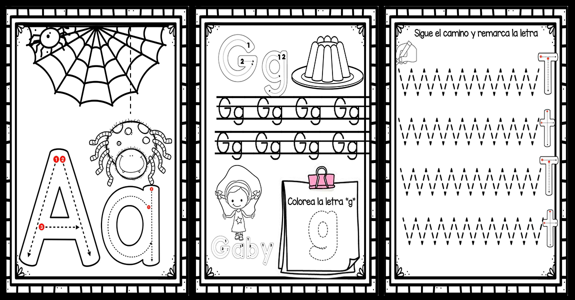 Página Para Trazar La Letra Y Cómo Utilizar La Escritura En Cricut