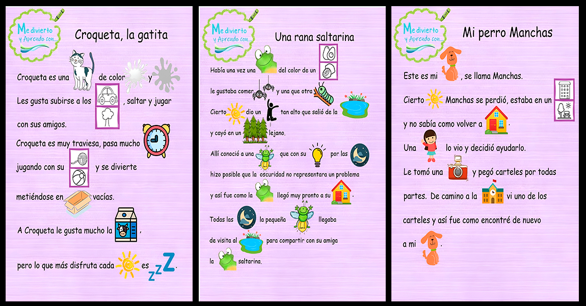 Iniciación a la lectura con pictocuentos - Actividades de infantil y ...