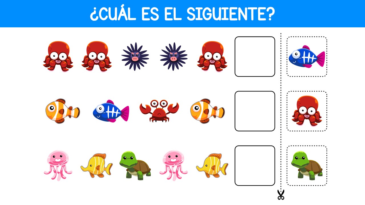 Hojas De Trabajo Imprimibles De Secuenciación Preescolar