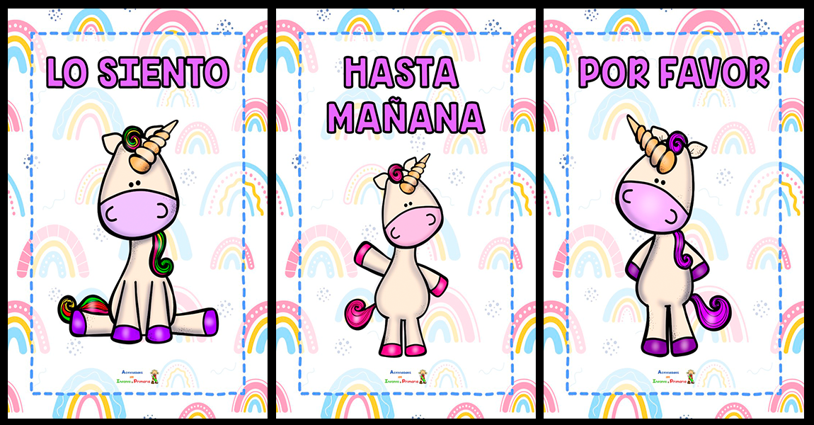 Bonitos carteles palabras mágicas para fomentar la convivencia en el ...