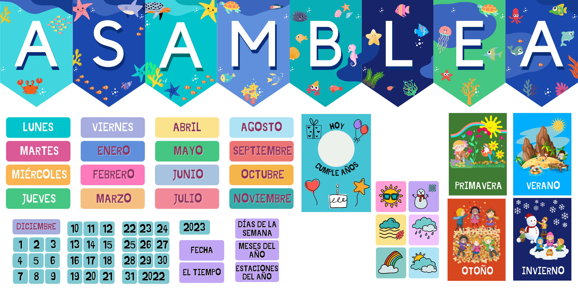 Materiales Para La Asamblea De Tu Aula De Infantil Y Preescolar
