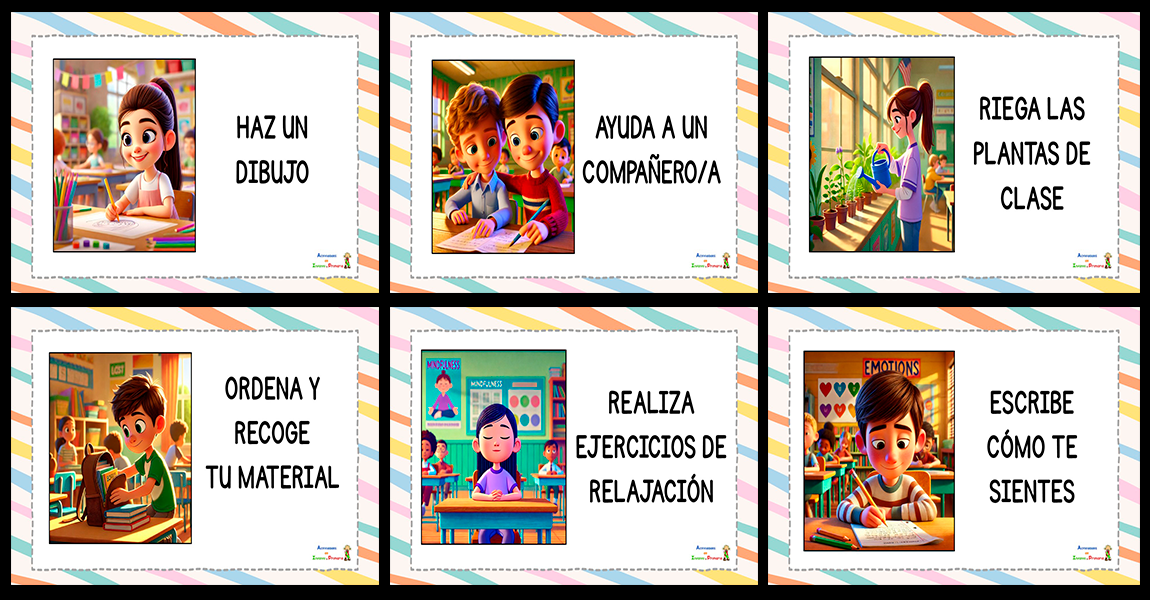 Tarjetas ilustrativas: ¡Terminé! ¿Y ahora qué hago? - Actividades de ...