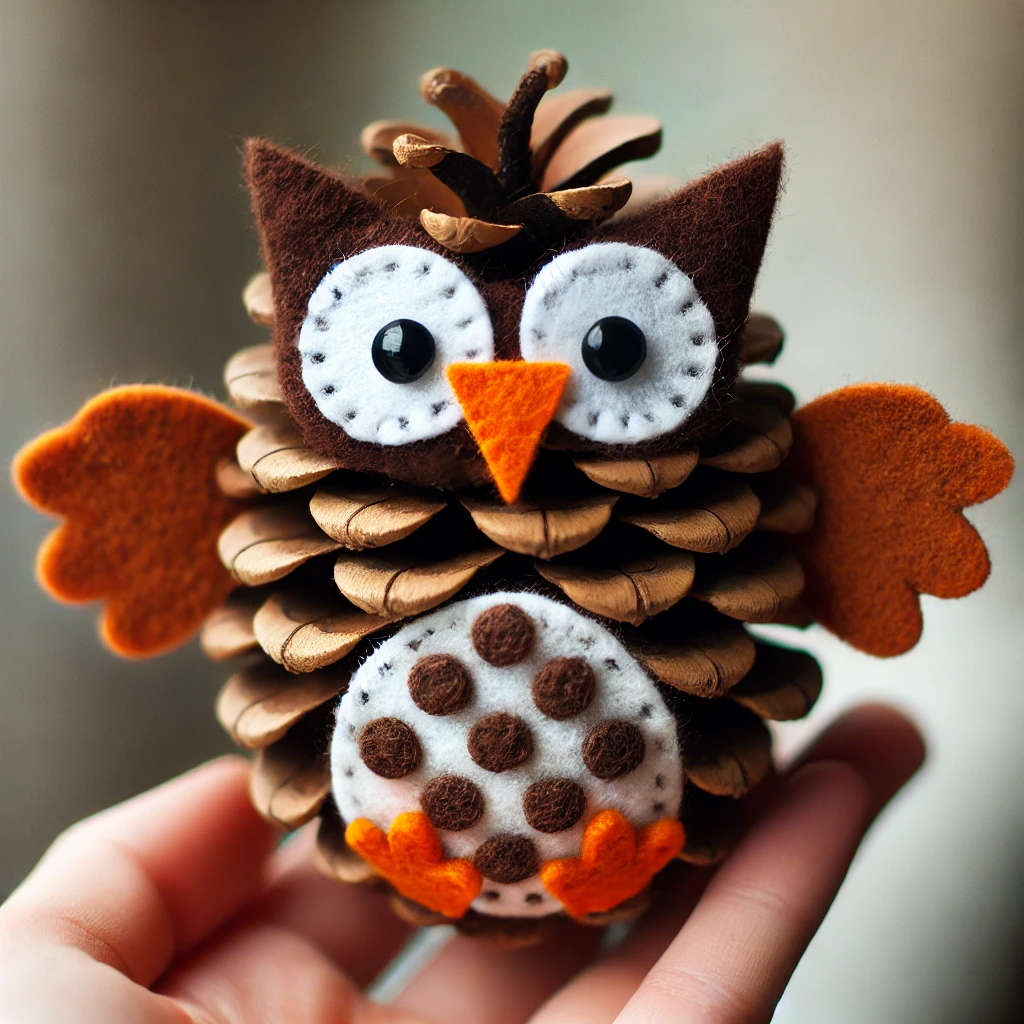 manualidad buho piña