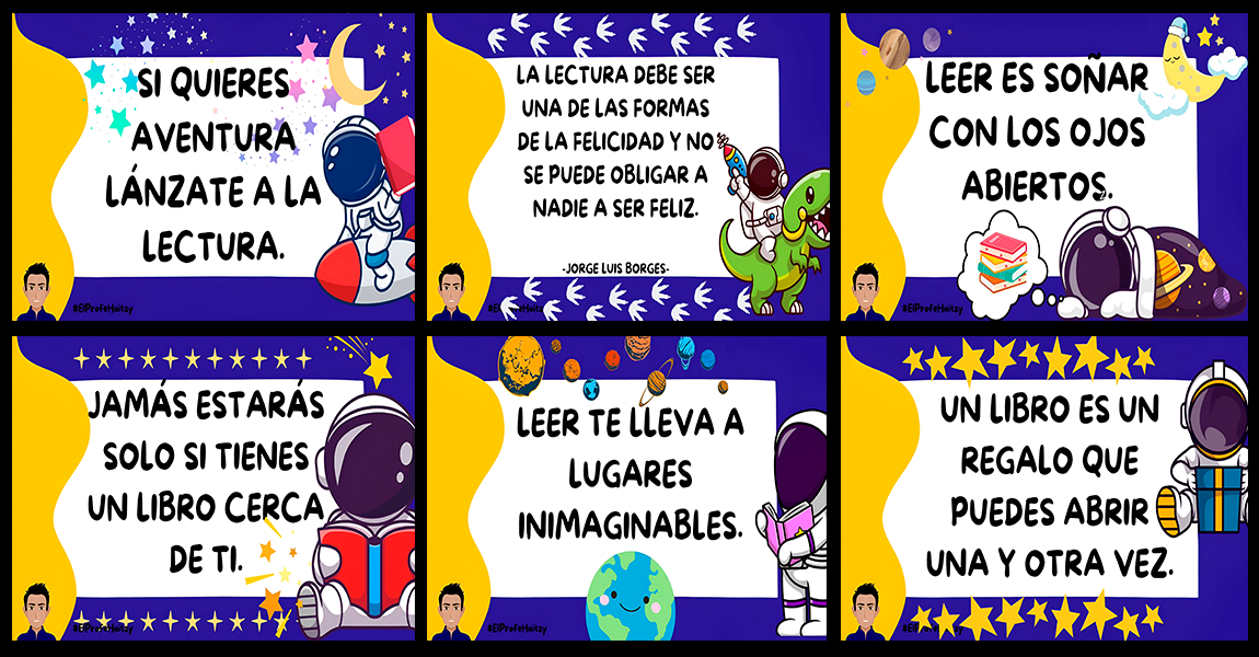 Decora la biblioteca de tu aula o colegio con estos preciosos carteles ...