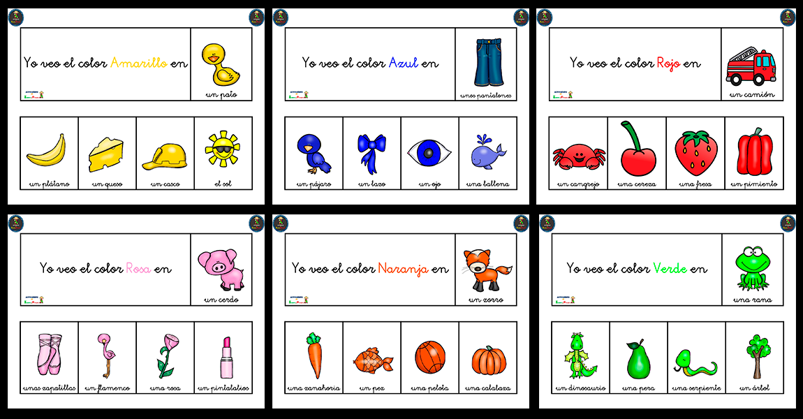 Hojas De Trabajo De Colores Divertidas Para Niños