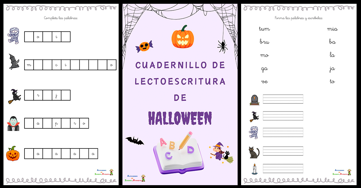 Hojas De Trabajo De Lectura De Halloween
