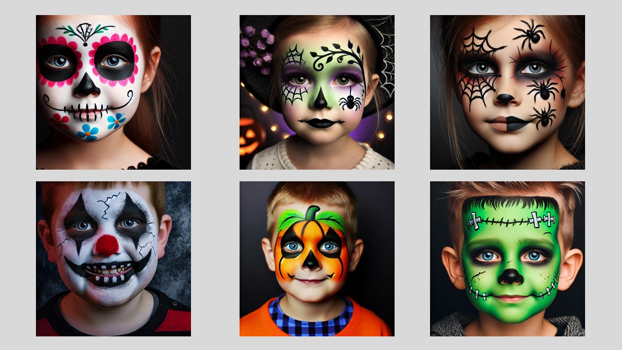 Sencillas y divertidas ideas de maquillaje para niños de Halloween ...