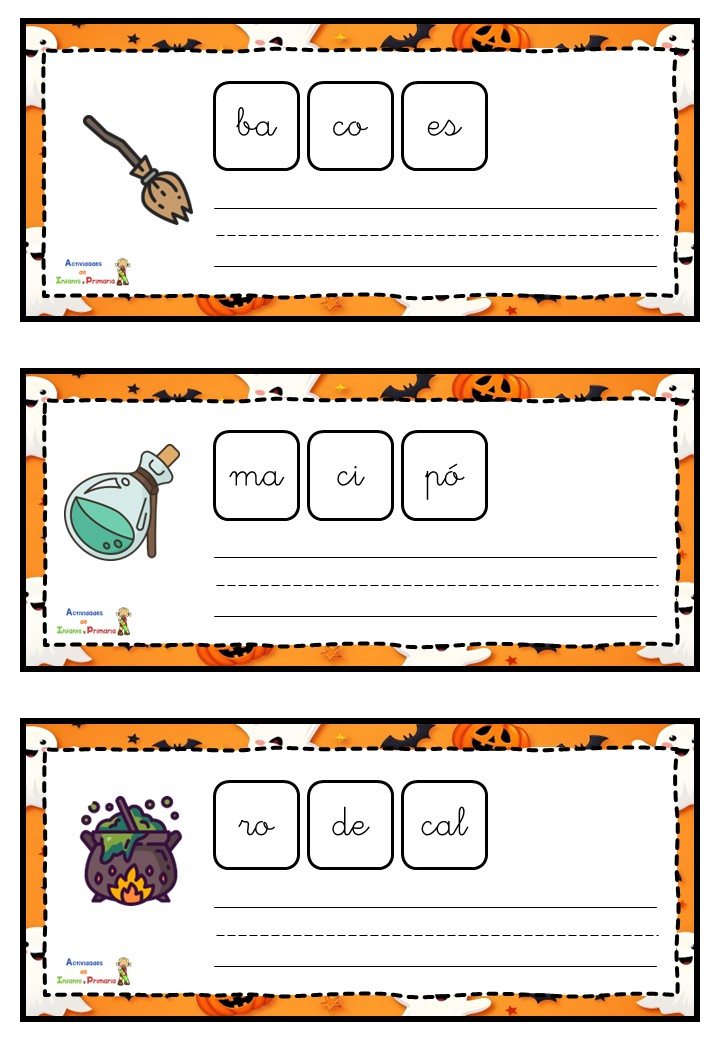tarjetas ordenar silabas vocabulairo halloween (4)