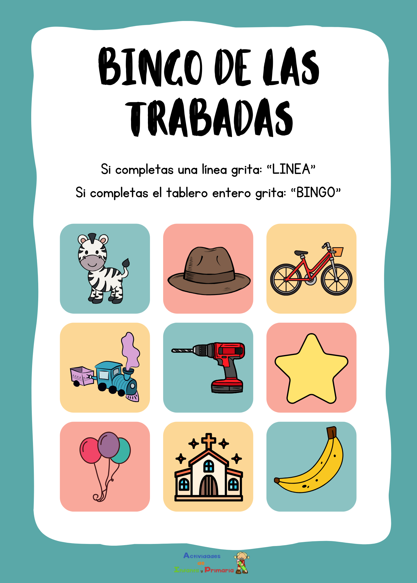El bingo de las silabas trabadas (1)