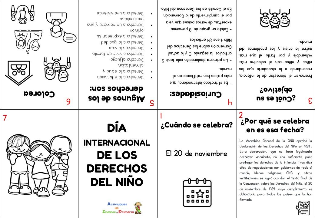 Ficha De Los Derechos De Los Nios Derechos De Los Nios Derechos De