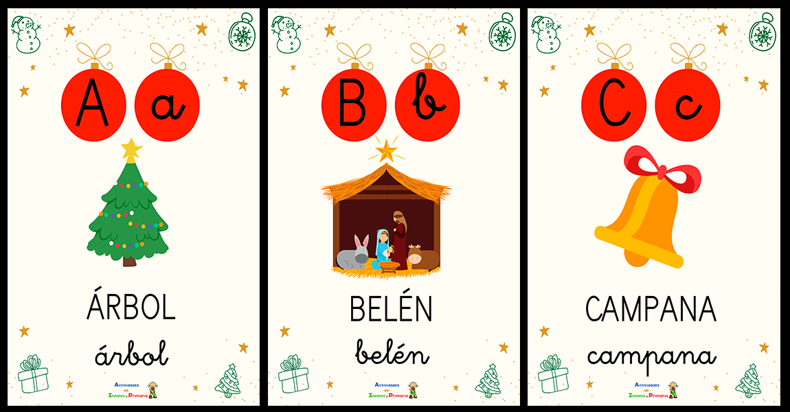Cuaderno Del Abecedario De Navidad Fichas Educativas Mejores 246