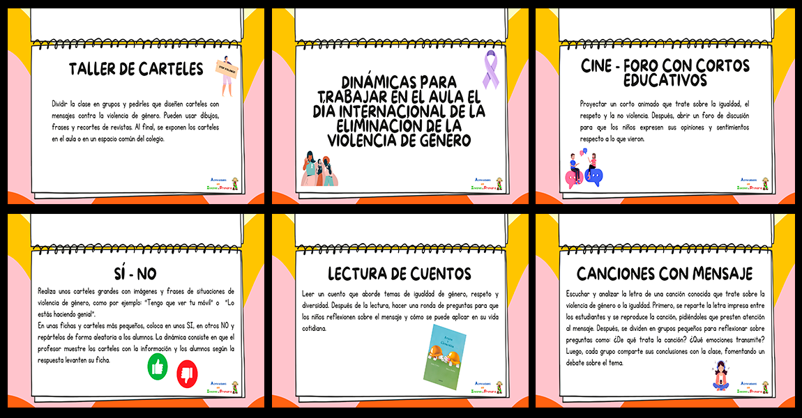 Propuestas de dinámicas para trabajar en el aula el Día Internacional ...