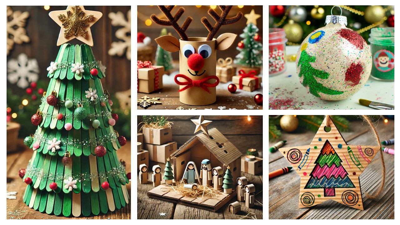 Ideas de manualidades navideñas para hacer en el aula o en casa - Actividades de infantil y primaria