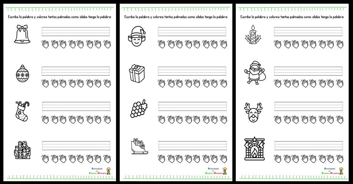 separar en sílabas archivos - Actividades de infantil y primaria