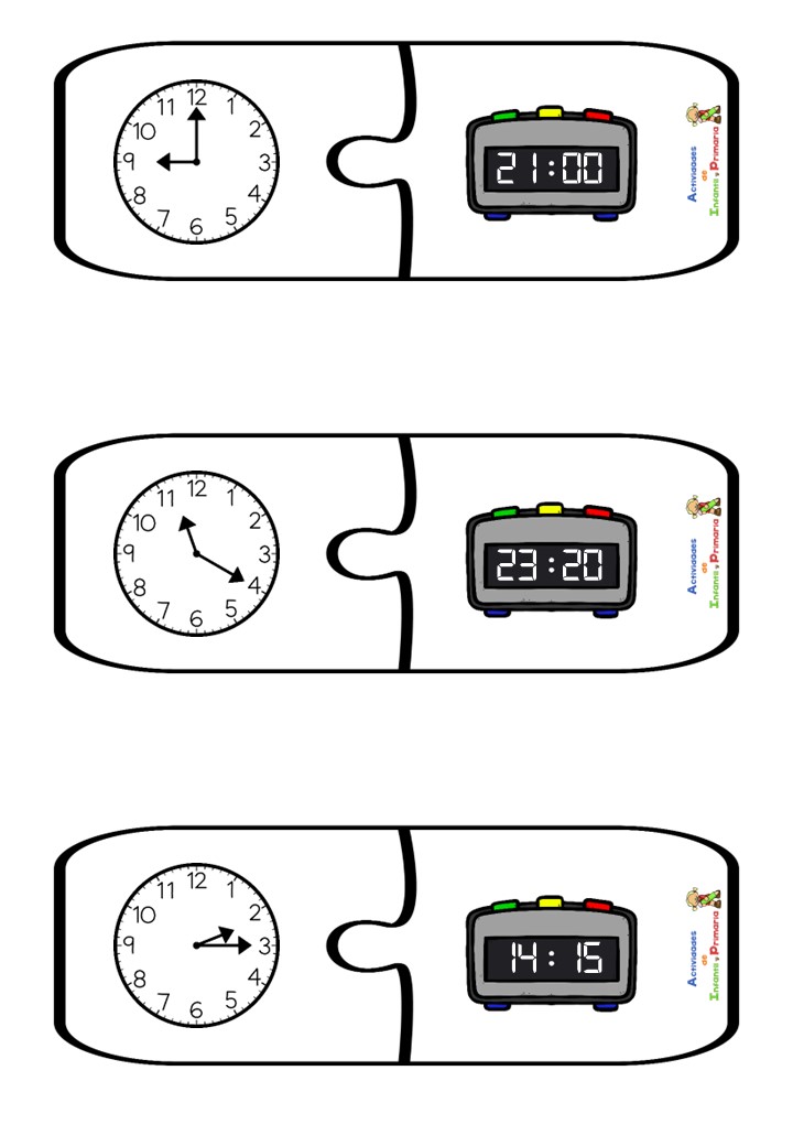 puzle reloj analógico y puzle digital (1)
