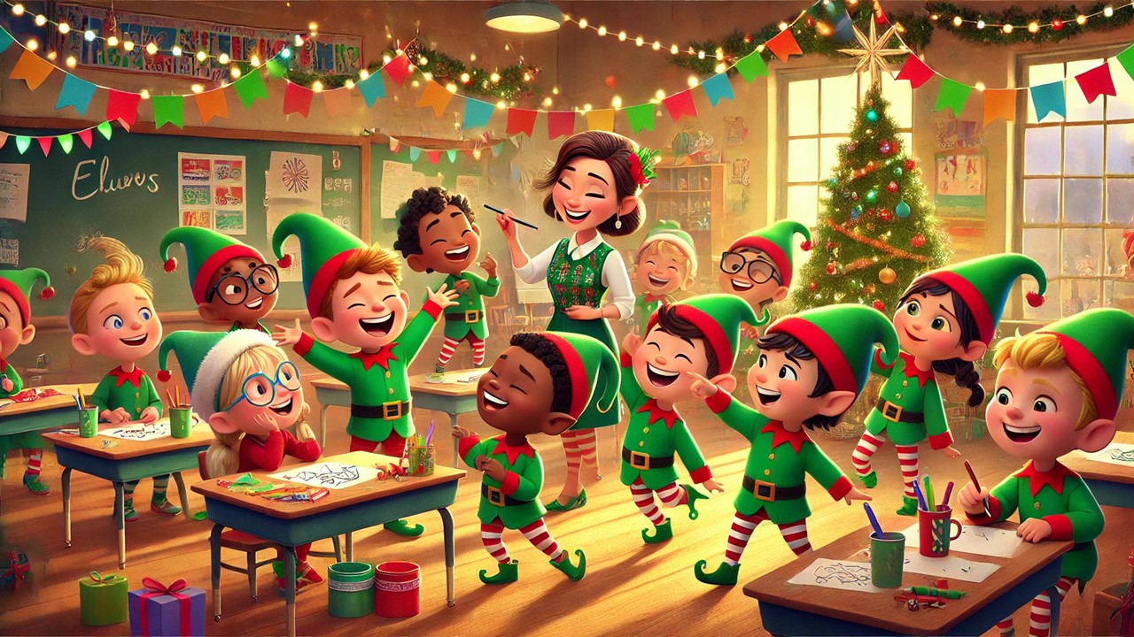 Divertidos stickers de elfos navideños para personalizar con las fotos ...