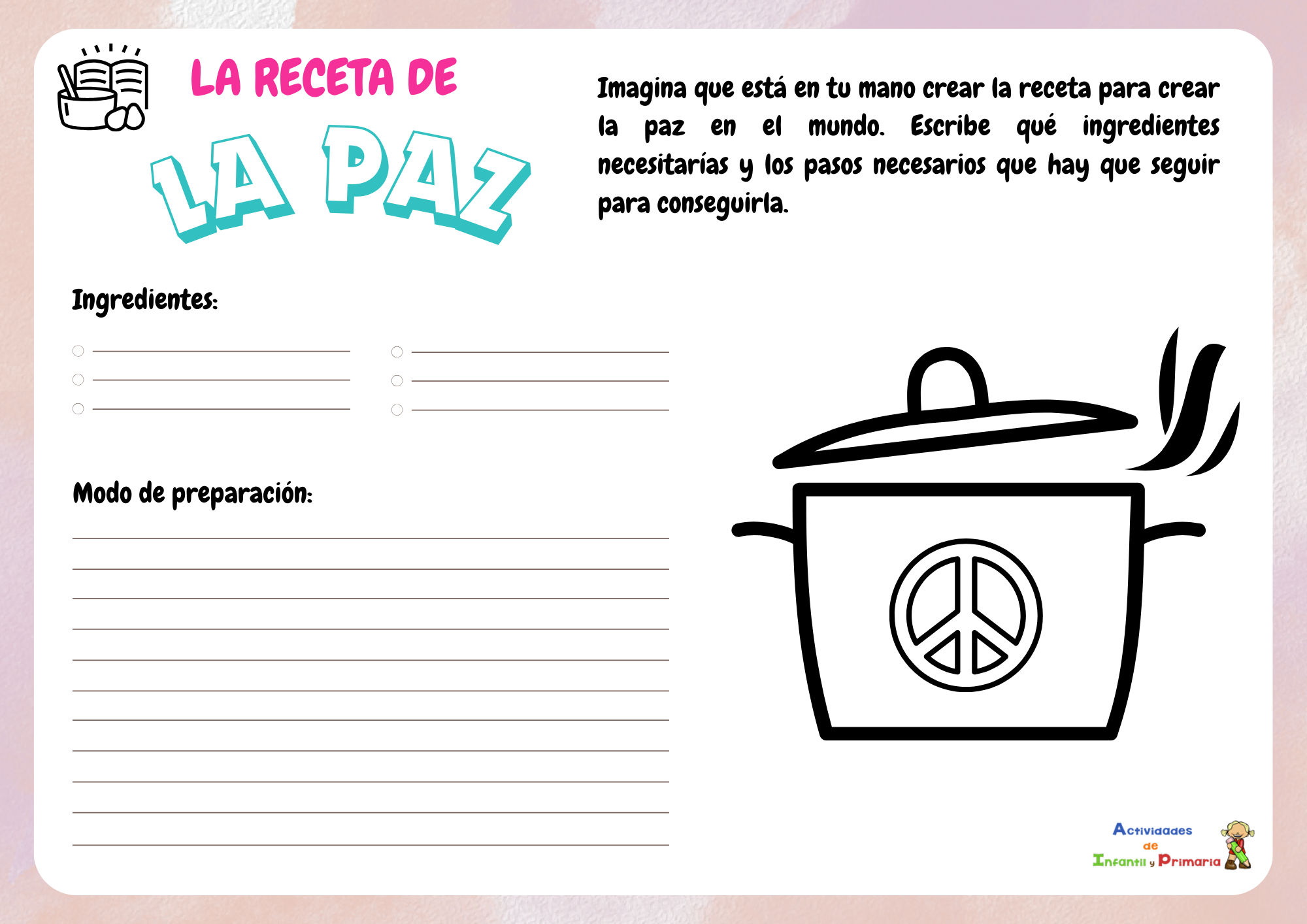 La receta de la Paz: Ingredientes y pasos necesarios para conseguirla ...