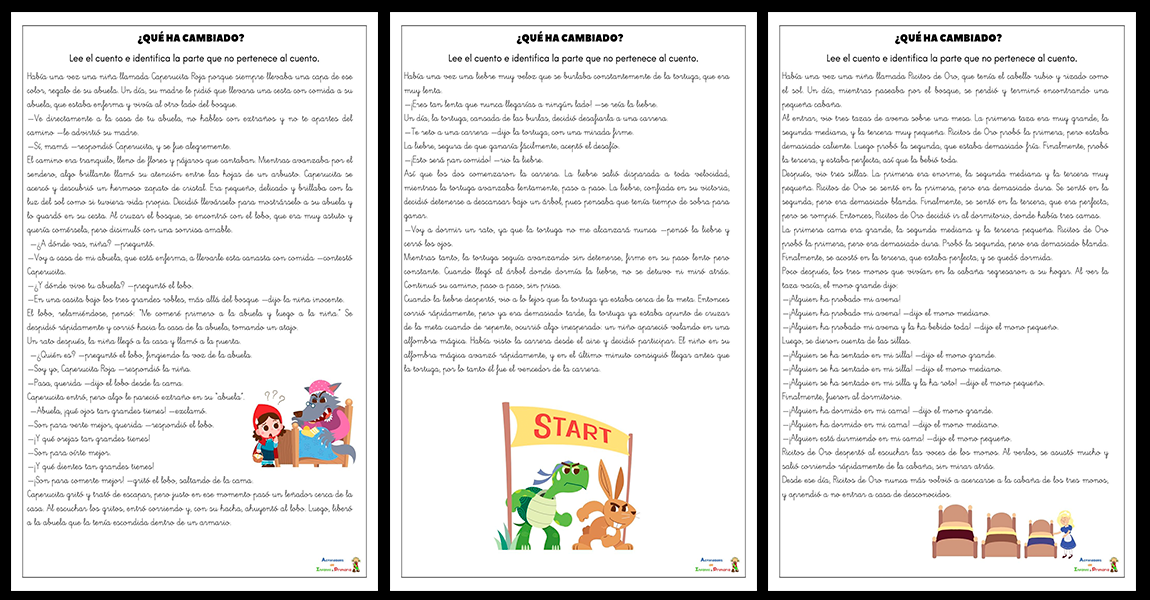 Comprensión lectora con cuentos tradicionales: ¿Qué ha cambiado ...