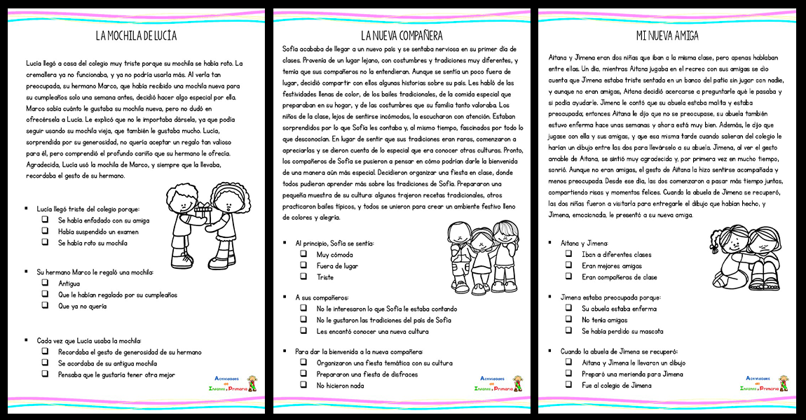 Lecturas cortas sobre los valores de la Paz - Actividades de infantil y ...