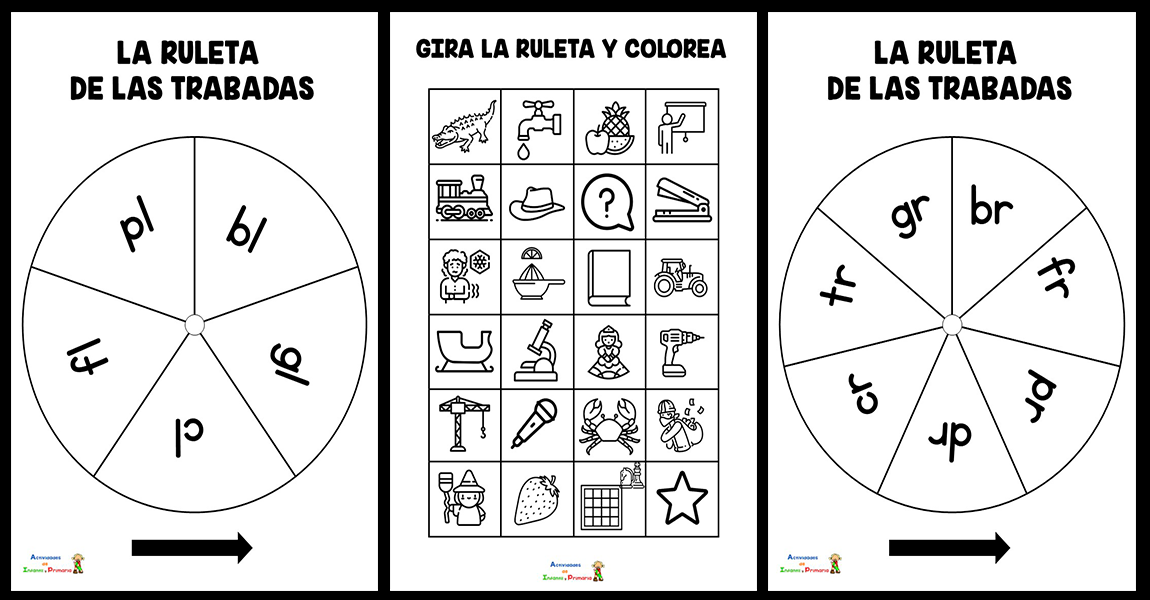 Silabas Compuestas Para Imprimir