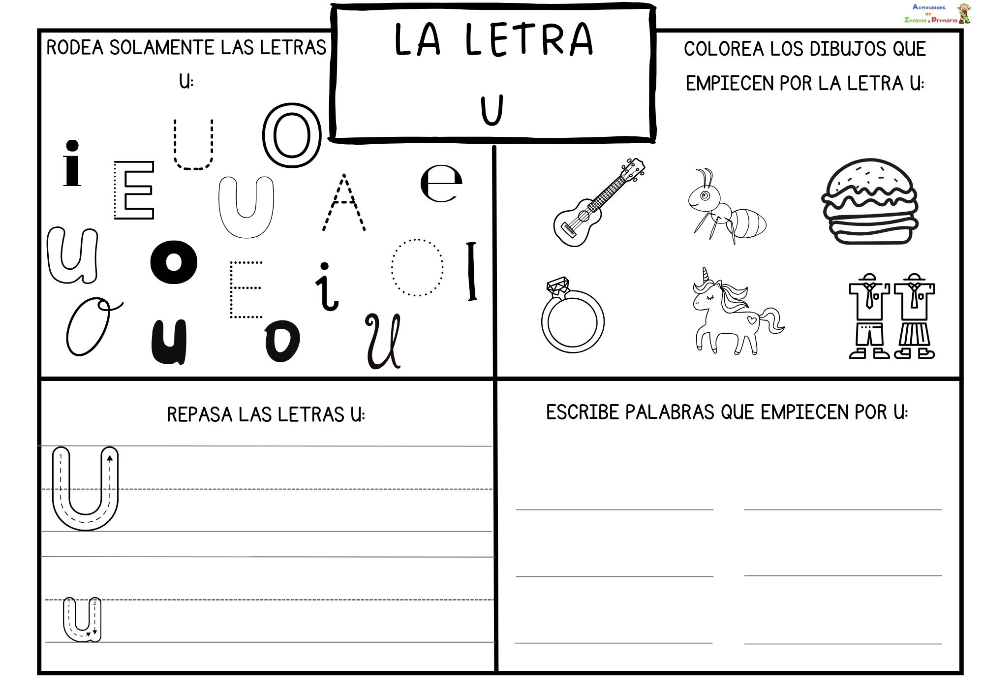 Palabras Con La Letra U Palabras Que Inician Con La Letra U | Aprende