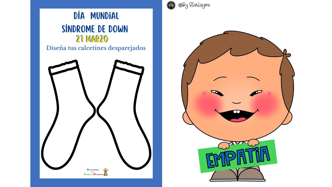 Actividad por el Día Mundial del Síndrome Down: Diseña tus calcetines ...