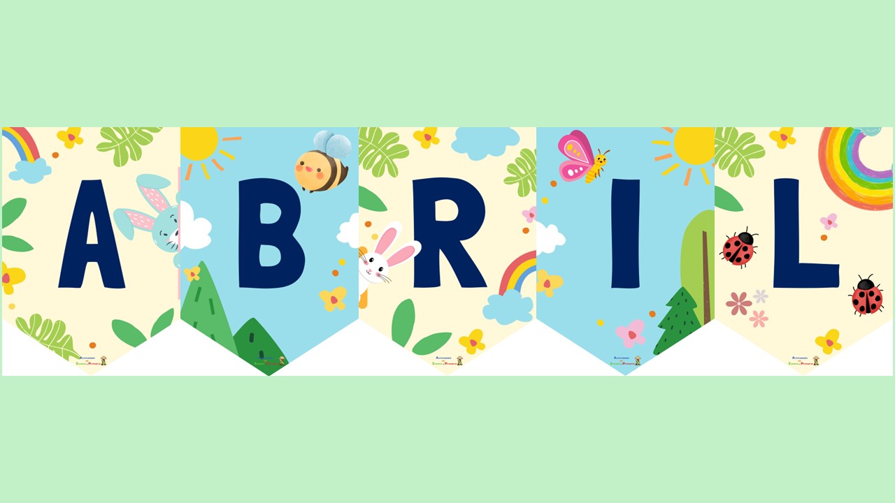 Portada De Facebook De Bienvenida De Abril