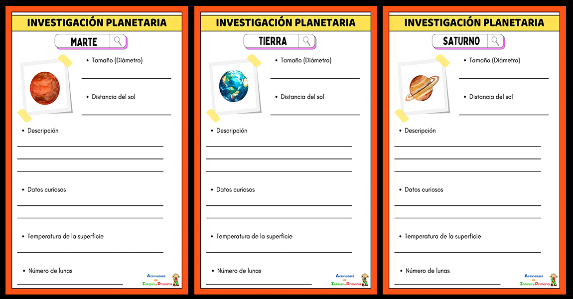 Hoja De Trabajo Para Etiquetar Los Planetas