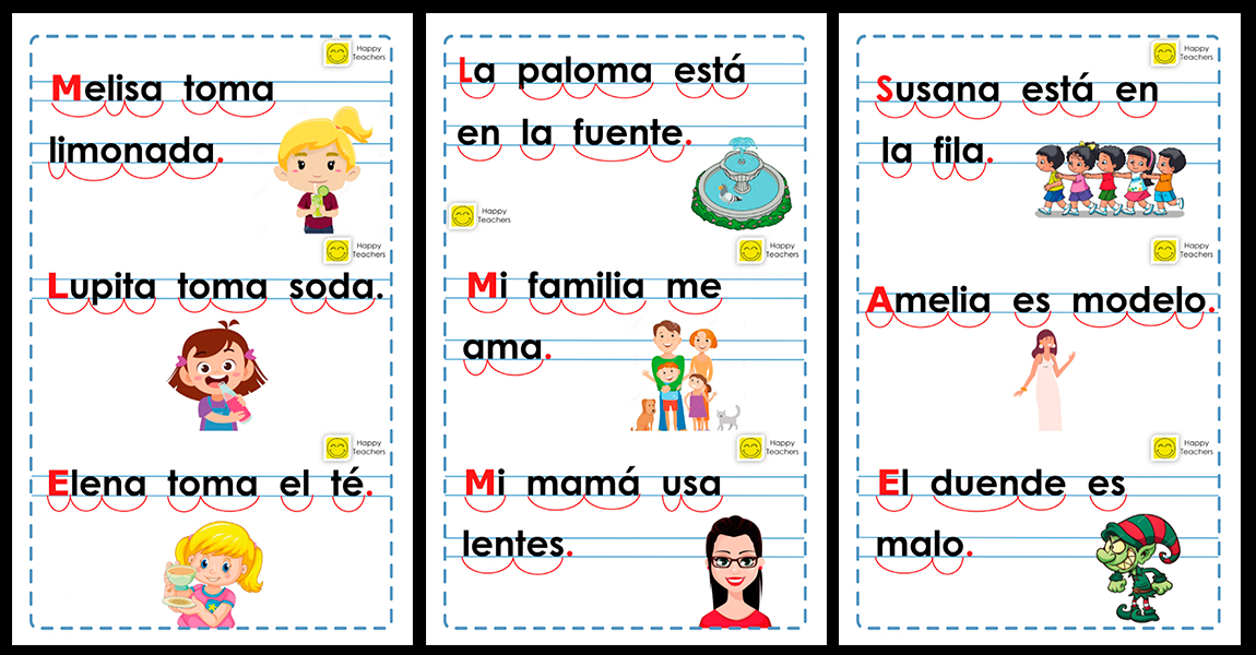 Hojas De Trabajo Con Oraciones Simples