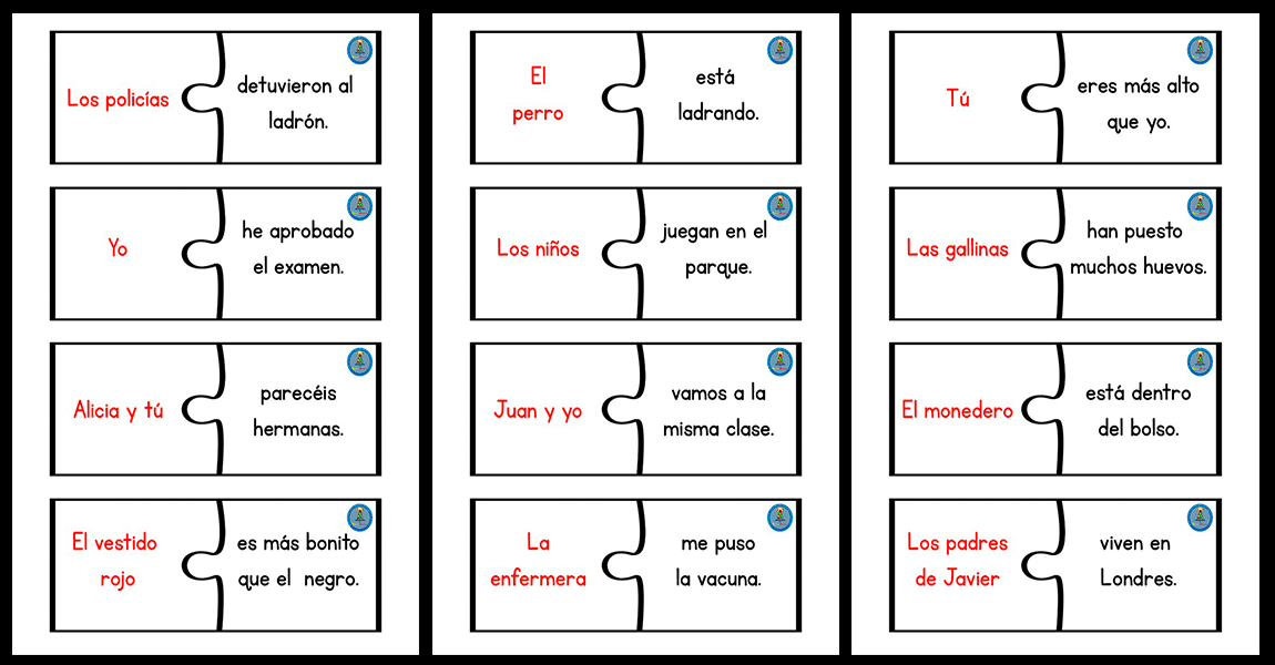 Hoja De Trabajo Sobre La Estructura De Oraciones Variadas Ejercicios