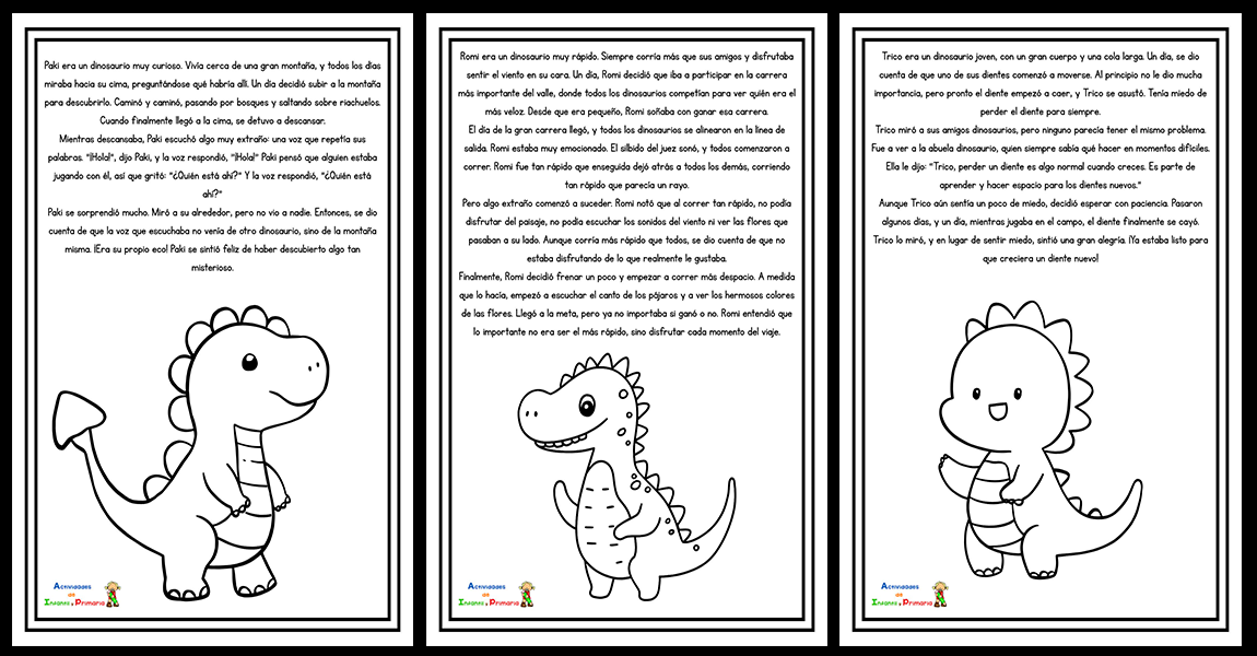 Los Dino-cuentos: Preciosas historias infantiles protagonizadas por ...