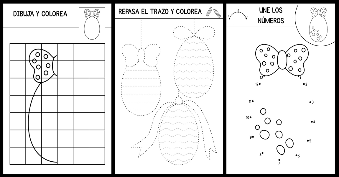 Hojas De Trabajo De Pascua Para Preescolar