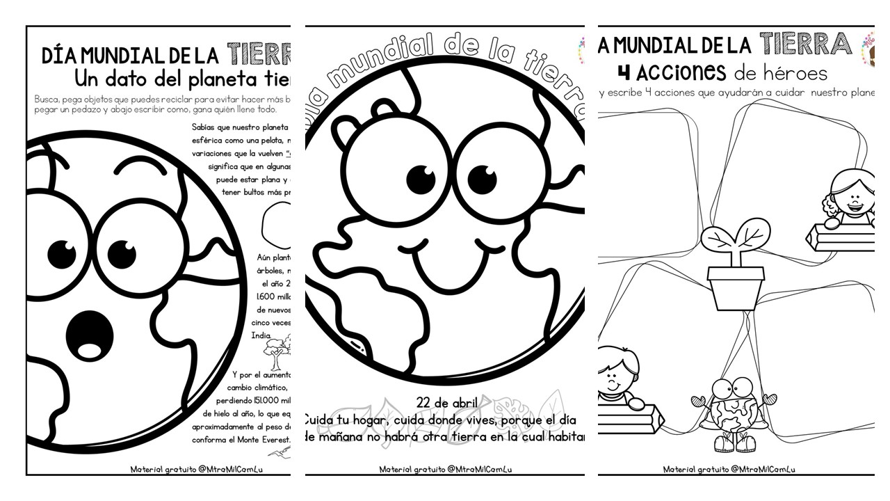 Fichas interactivas sobre el Día de la Tierra - Actividades de infantil ...