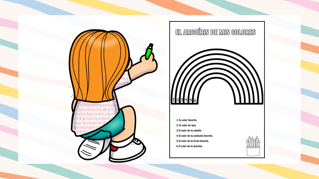 El arcoíris de mis colores - Actividades de infantil y primaria